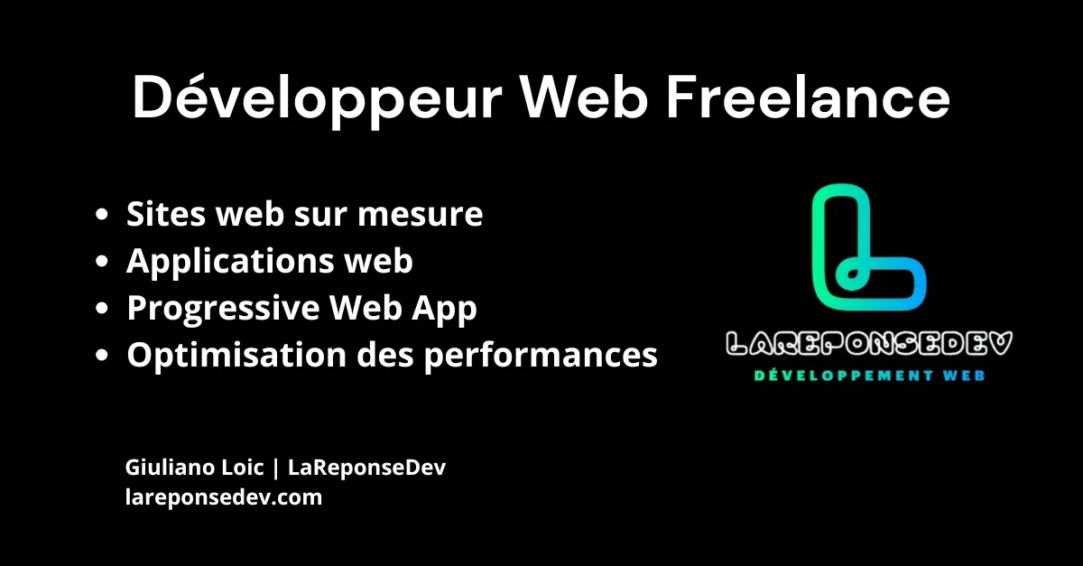 Giuliano Loic | Développeur Web Freelance à Marseille